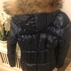 SAM. | Jackets & Coats | Nwt Midnight Sam Blake Fur Trim Puffer Coat ...